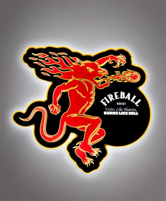 Fireball LED Sign