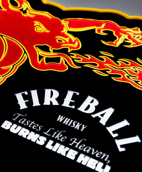 Fireball LED Sign
